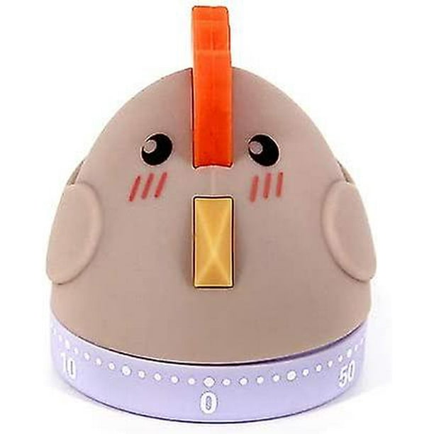 60-minute Wind Up Dial 360 Rotating Cute Easter Kitchen Timer, 100% ...