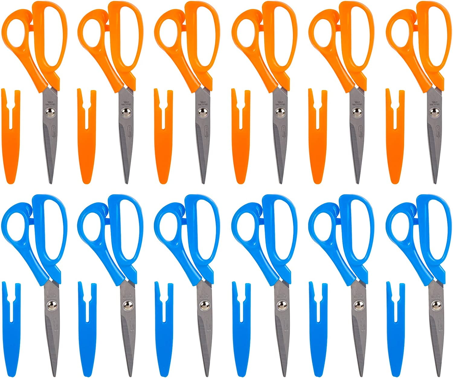 OfficeWorks Multipurpose Stainless Steel Scissors with Safety Cap, 10. ...