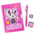 Disney Minnie Mouse 8pc Diary with Lock Stationery Set Girls Ages 3 and ...