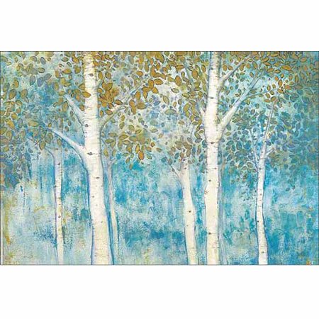 Blue Birch Texture Trees Contemporary Modern Trend | Walmart Canada