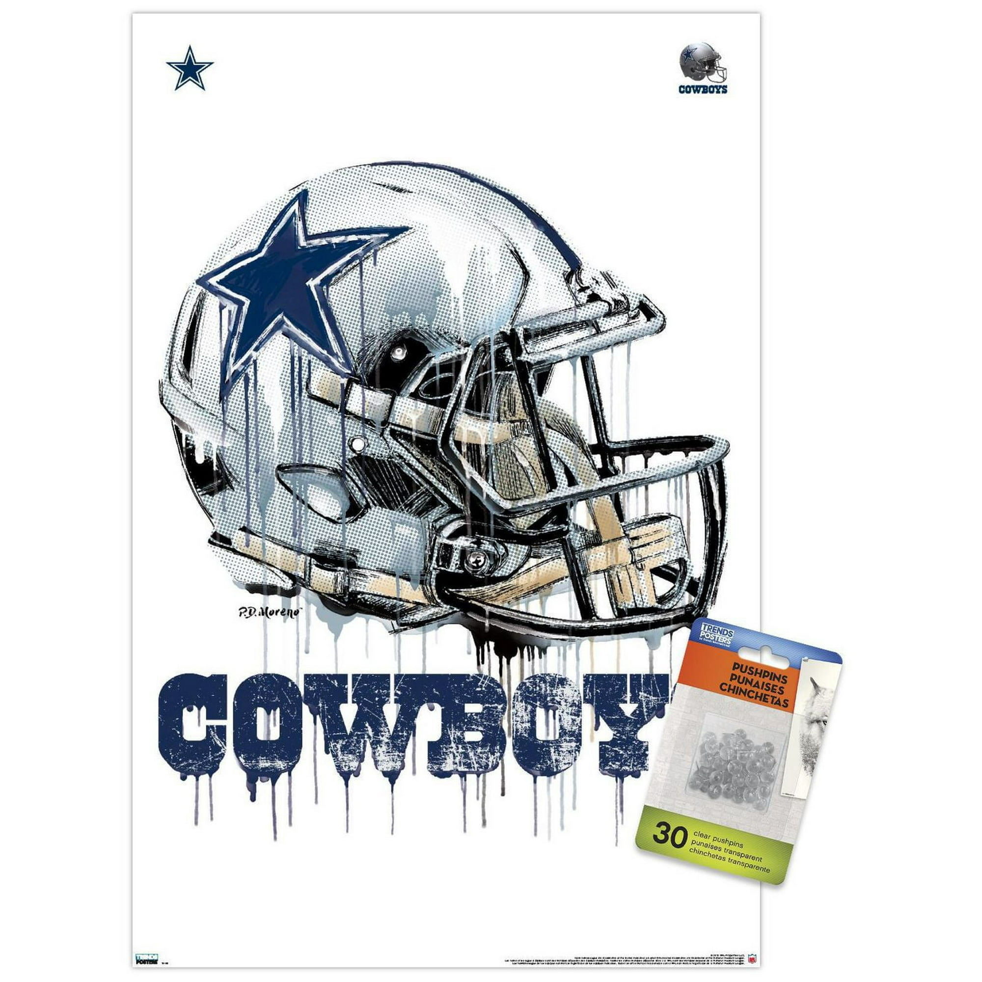 Click here for Trends International Nfl Dallas Cowboys - Drip Hel... prices