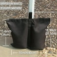 ChYoung Black Sand Bag Outdoor Canopy Weights, Heavy Duty (2 Pack ...