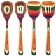 Baltique Marrakesh Collection 4 Piece Cooking Utensil Set, Safe for ...