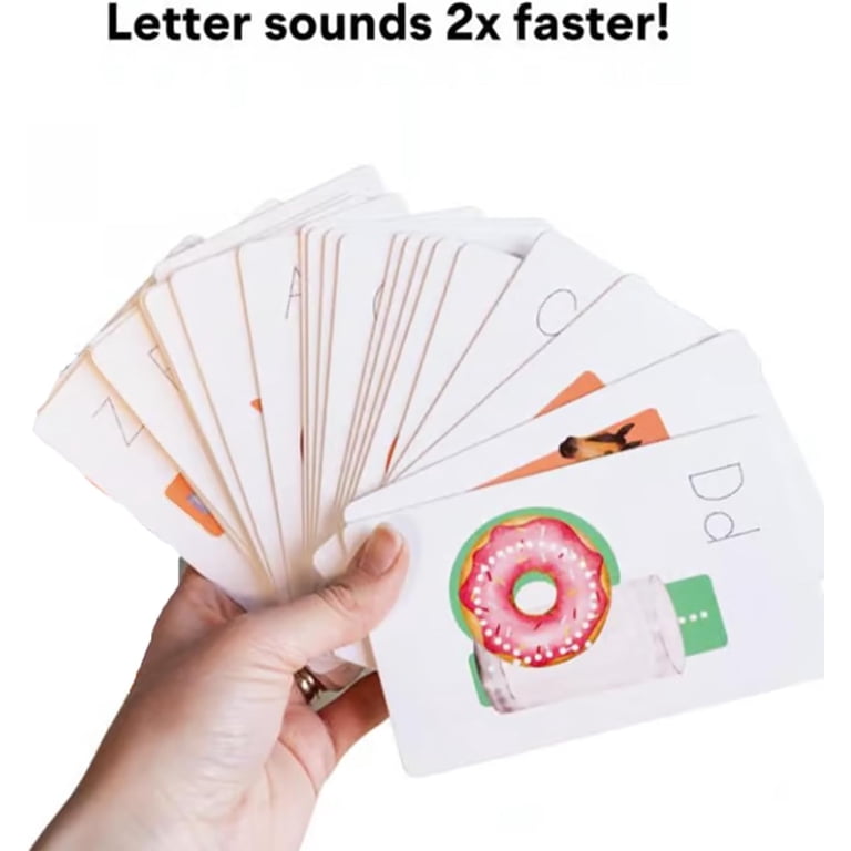 Lit Letters Pictograph Mnemonic Cards 26 Pcs ABC Flash Cards With ...