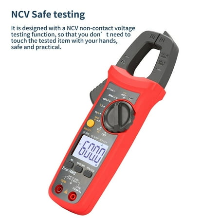 UT204+ Smart Digital DC/AC Clamp Meter Current Clamp Tester NCV Digital ...