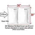 Dogbed4less DIY Pet Pillow Covers, Espresso Zipper Duvet + Waterproof ...