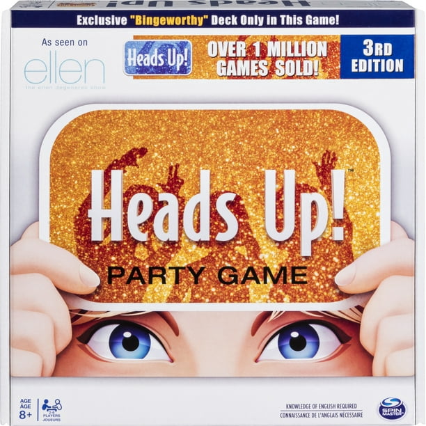 Heads Up! Party Game 3rd Edition, Fun Word Guessing Game for Families ...