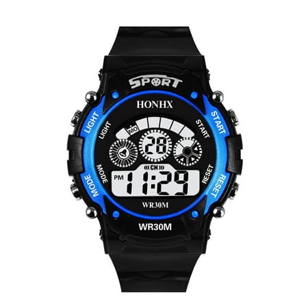 Boys Girls LED Digital Sports Watches Children's Watches Life ...