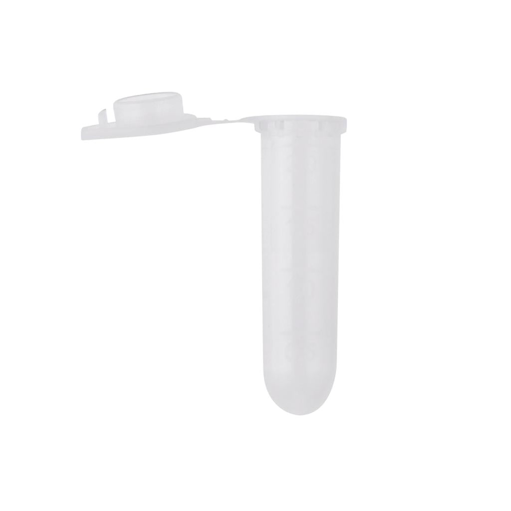 10 Pieces 2ML Graduated Microcentrifuge Tubes with Attached Lid Clear ...