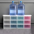 Honrane Clear PP Stackable Dust proof Drawer Shoes Box Storage Container Organizer - Walmart.com