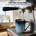 ALOFMO, Ceramic Coffee Mugs, 14oz, Set of 6 Gradient Blue - Walmart.com