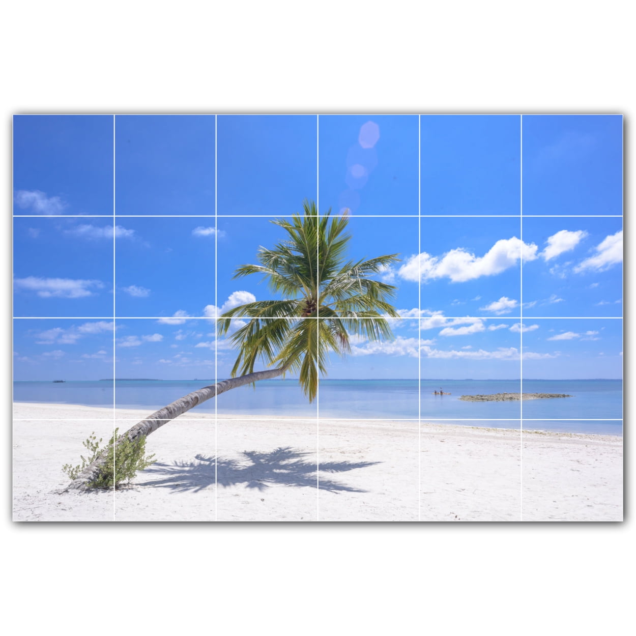Picture-Tiles.com: Beach Ceramic Tile Wall Mural WAL500084-64L. 48"W x ...