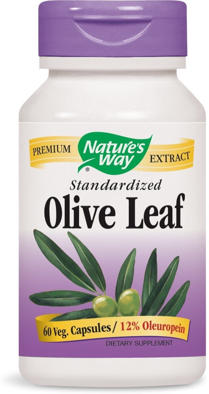 Natures Way Standardized Olive Leaf Extract Capsules 60 Ea Pack Of 4