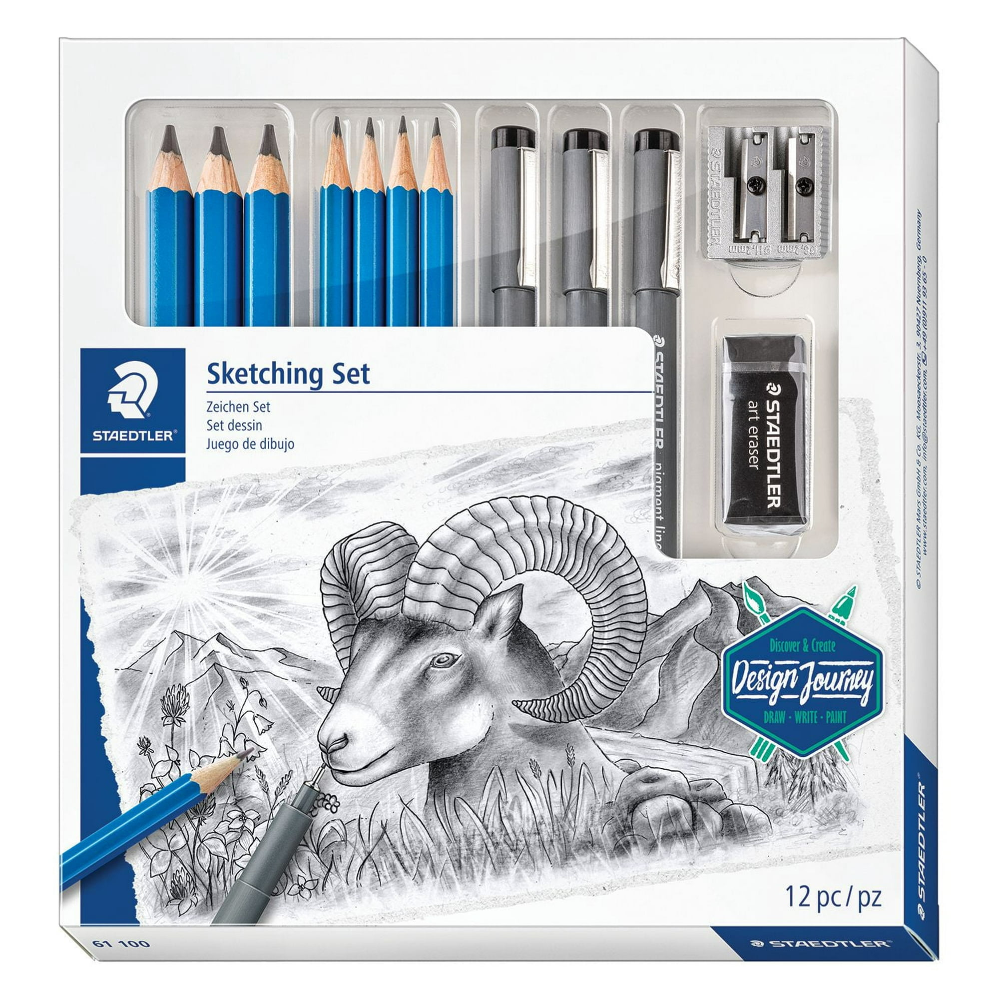 Click here for Staedtler Mars Lumograph Sketching Set prices