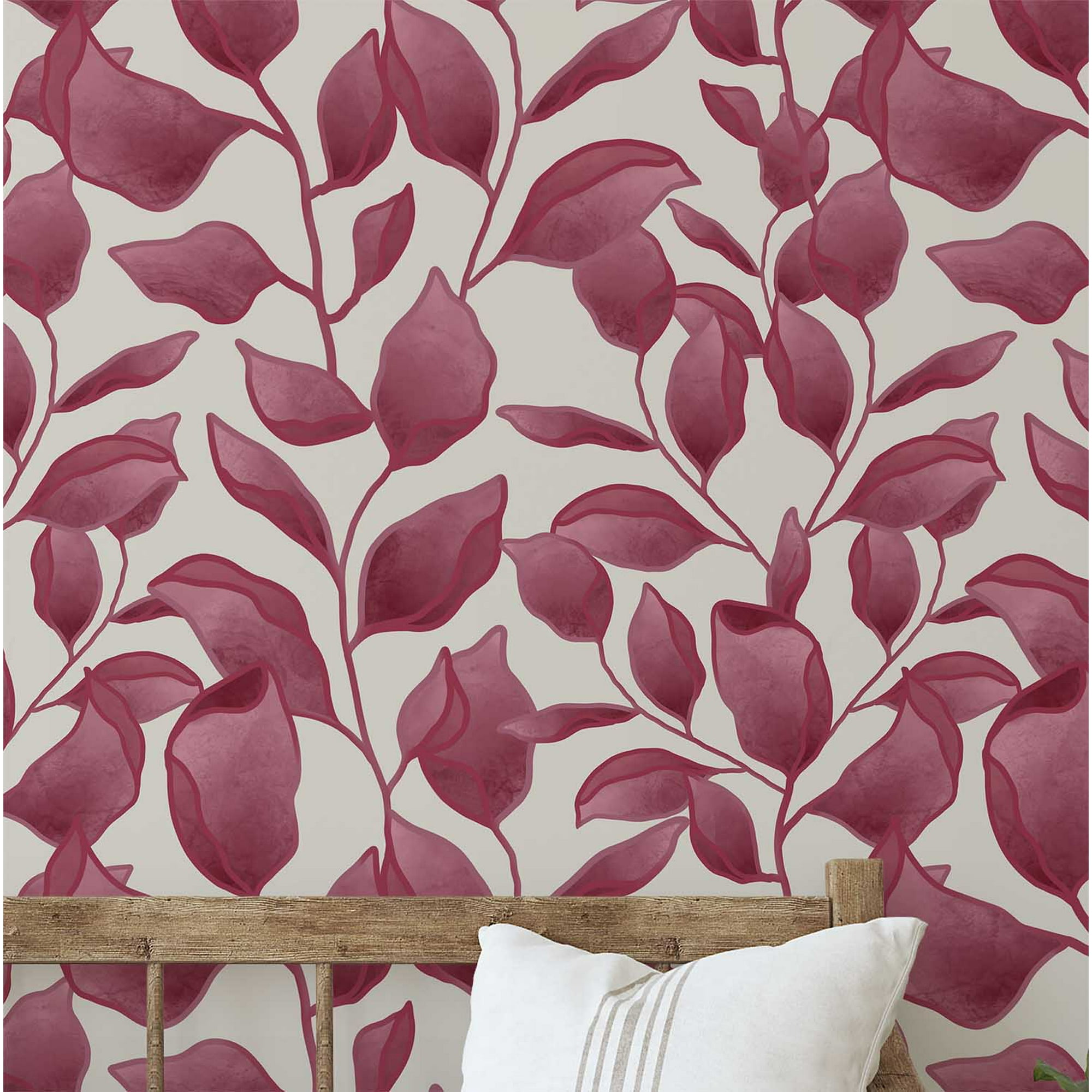 Click here for S4sassy Peel & Stick Vinyl Wallpaper  Chic Leaf Wa... prices