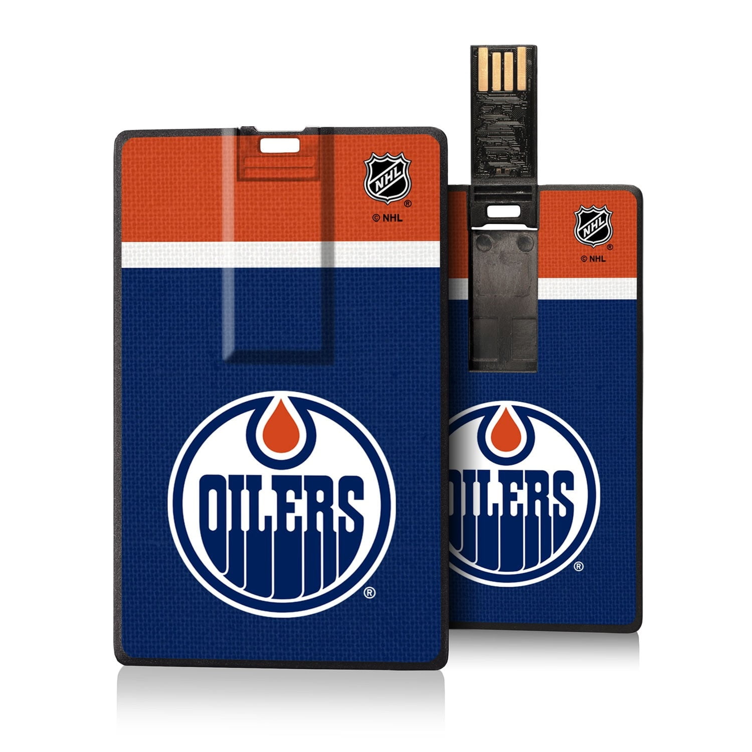 Edmonton Oilers Stripe Credit Card USB Drive - Walmart.com