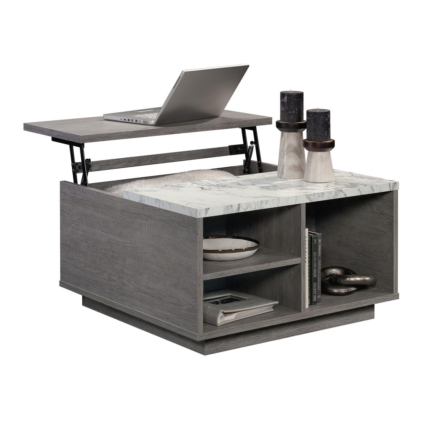 Click here for Sauder East Rock Lift Top Coffee Table  Ashen Oak... prices