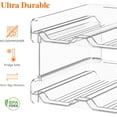 Lifewit Plastic Stackable Wine Rack for Refrigerator, Cabinet ...