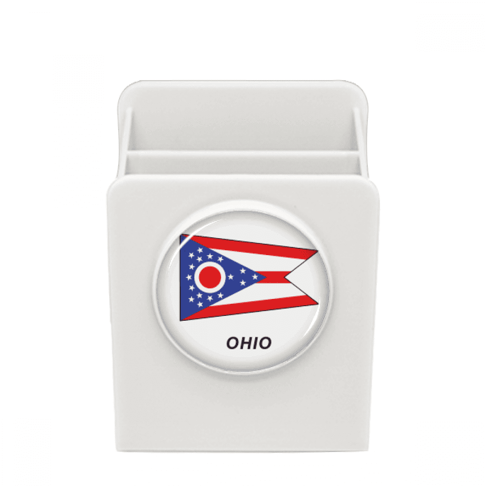American State Flag Contour Ohio Desk Pencil Holder Cup Pen Organizer ...