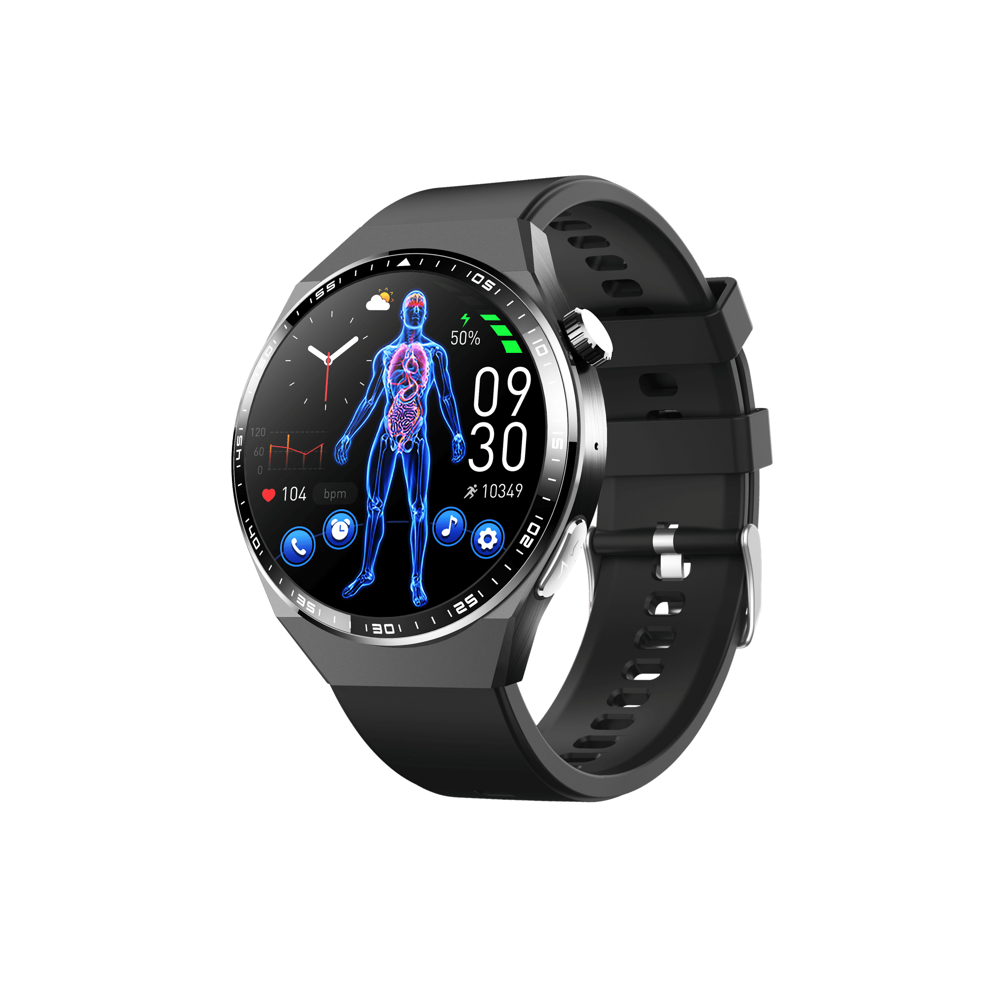 Click here for Unbranded Smartwatch Pro: 1.55 Ips Full-Touch Roun... prices