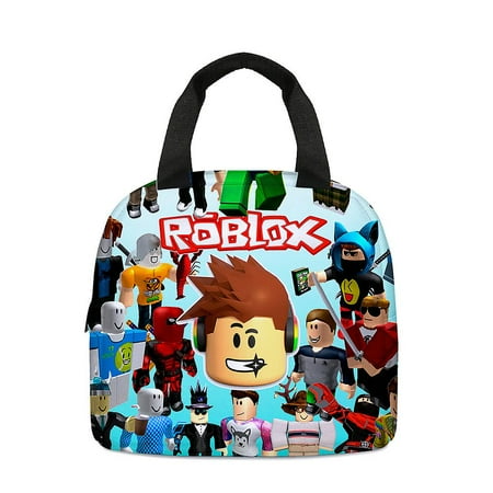 Roblox Portable Thermal Lunch Bags Large Capacity Lunch Box For Kids ...
