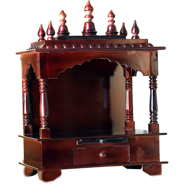 Kamdhenu art and craft Wooden Temple/Home Temple/Pooja Mandir/Pooja ...