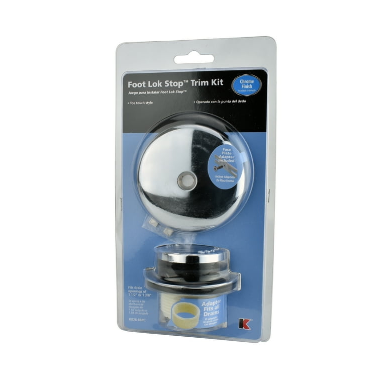 Keeney K826-71DSBN Foot Lok Bathtub Drain Trim Kit, Brushed, 55% OFF