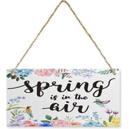 VHC Brands Welcome Spring Wooden Sign 3x14, Easter/Spring Decor, Dining ...