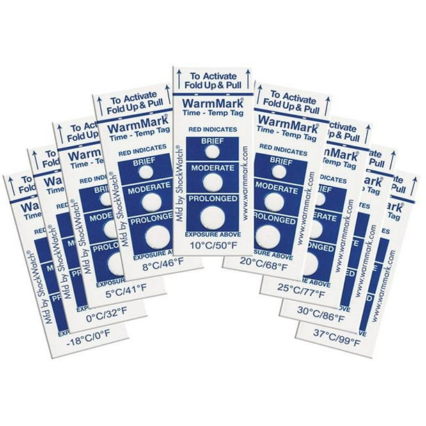 WarmMark 20C/68F Temperature Indicator (10 Pack) - Walmart.com
