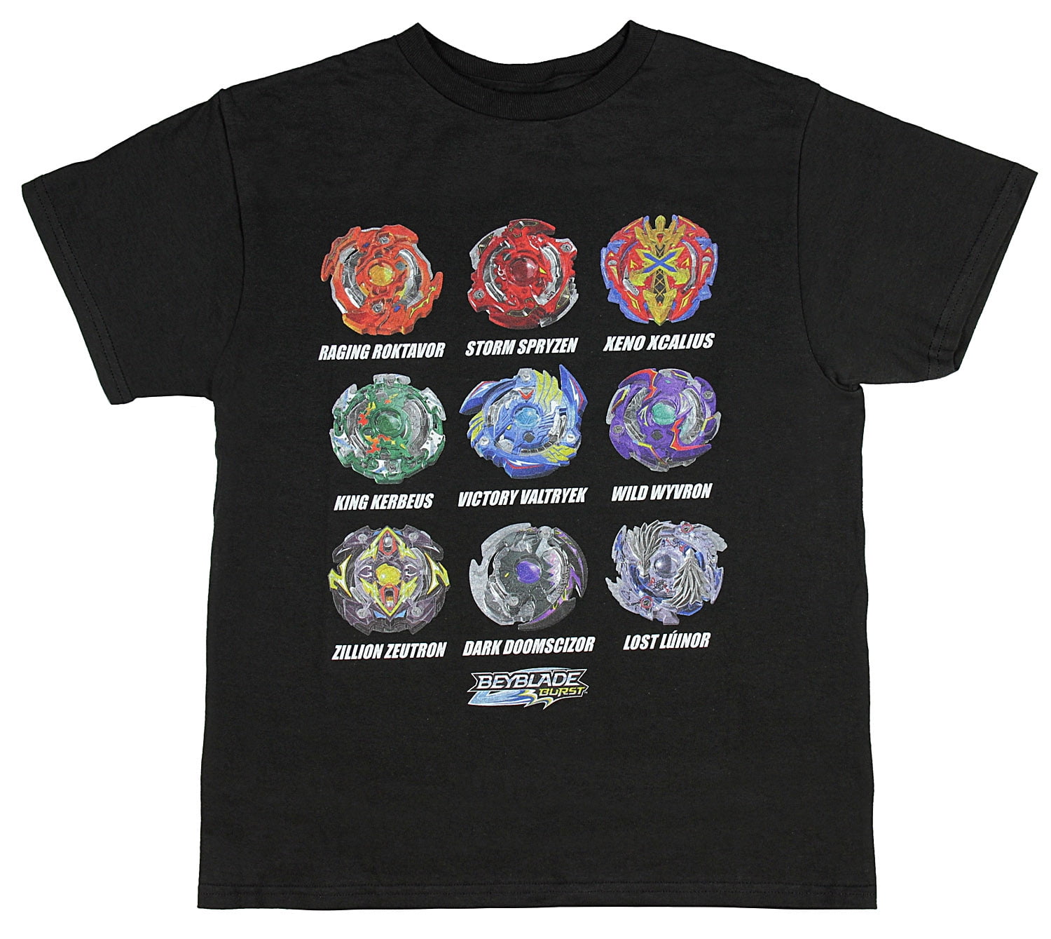 Bioworld - Beyblade Burst Boys' Spinner Tops T-Shirt - Walmart.com