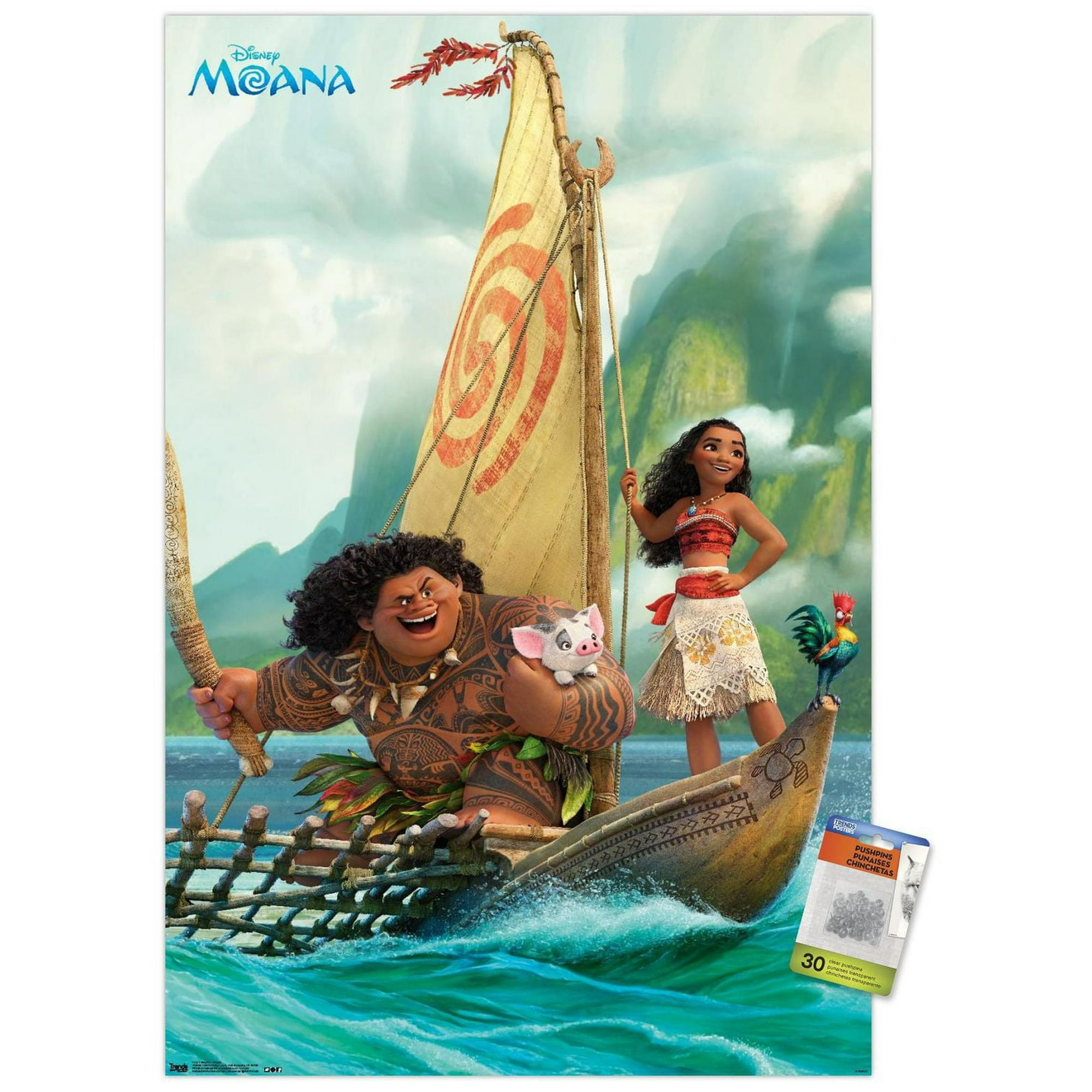 Click here for Trends International Disney Moana - Group Wall Pos... prices