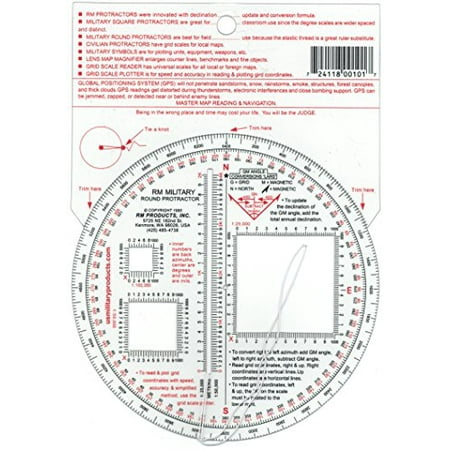 RM Products Military Round Protractor | Walmart Canada