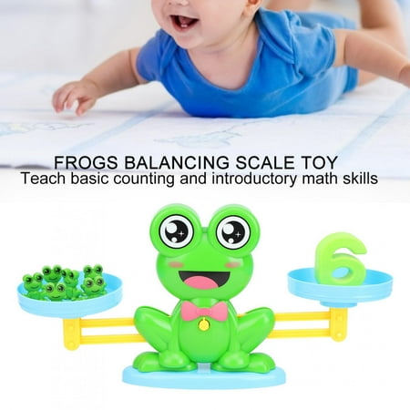 Peahefy Math Match Game Frogs Shape Balancing Scale Toy Children ...
