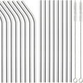 CIYISON Stainless Steel Straight or Bent Drinking Straw For Cold Drink ...