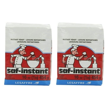 LeSaffre Saf-Instant Gold Yeast, 1 Lb, Active Dry for Baking Bread ...