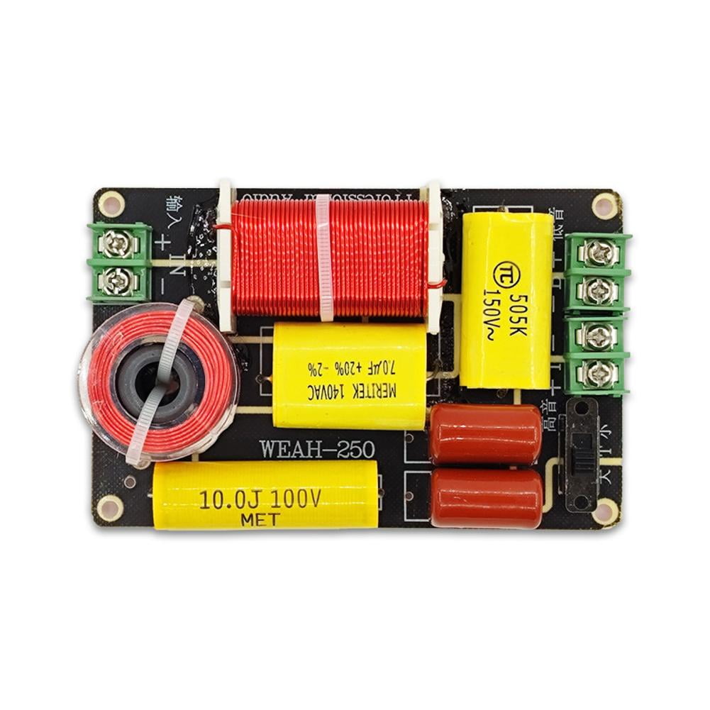 WEAH-250 250W 2 Way Speaker Frequency Divider Tweeter Bass Crossover ...