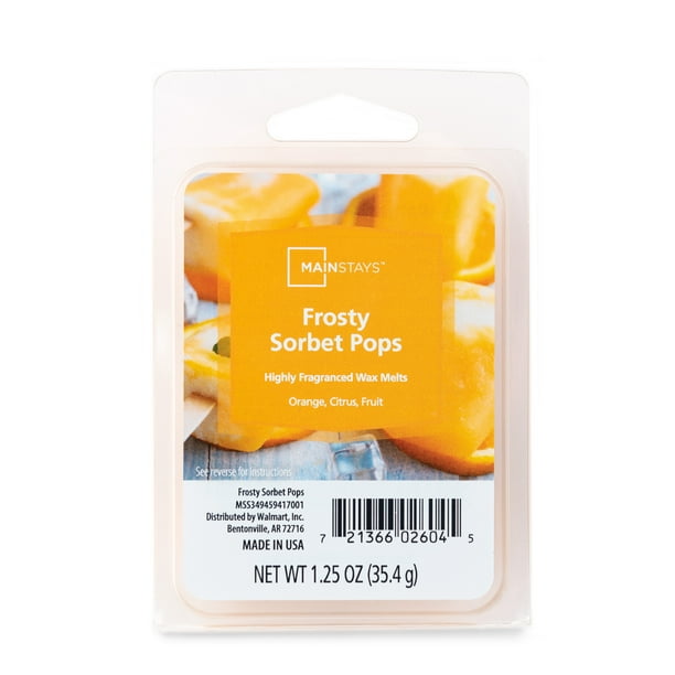 Mainstays 6 Cube Wax Melts, Frosty Sortbet Pops, 1.25 oz - Walmart.com