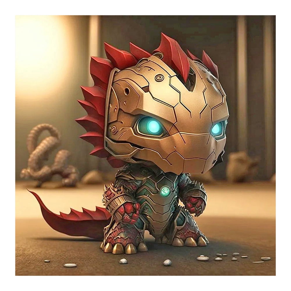 (A6639) Lleno Diamantes Marvel Iron Man Dragon Serie Dibujos Animados ...