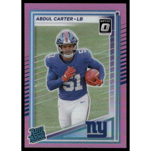 2025 Panini Donruss Optic Rated Rookie Abdul Carter #315 Pink - Walmart.com