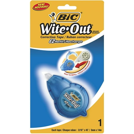 BIC Wite-Out EZ Refill Correction Tape, White, 1-Pack | Walmart Canada