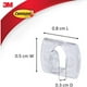 3M Command 17026 Adhesive Hooks Clips Hangs Xmas Fairy Lights 20Ct ...