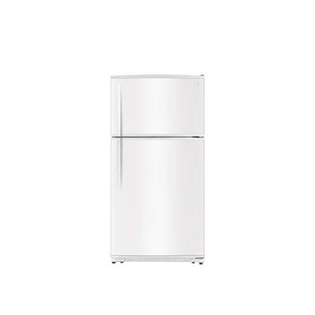 Kenmore Top-Freezer Refrigerator with LED Lighting and 20.8 Cubic Ft ...