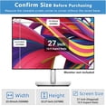 27 Inch Monitor Privacy Screen Computer Screen Privacy Filter for 16:9 ...