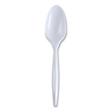 Boardwalk Mediumweight Polystyrene Cutlery, Soup Spoon, White, 1000 ...