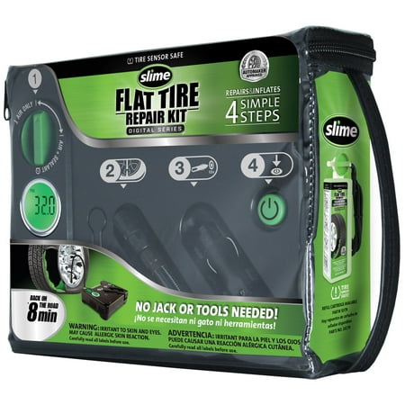 Slime Digital Emergency Flat Tire Repair Kit - 50123 - Walmart.com