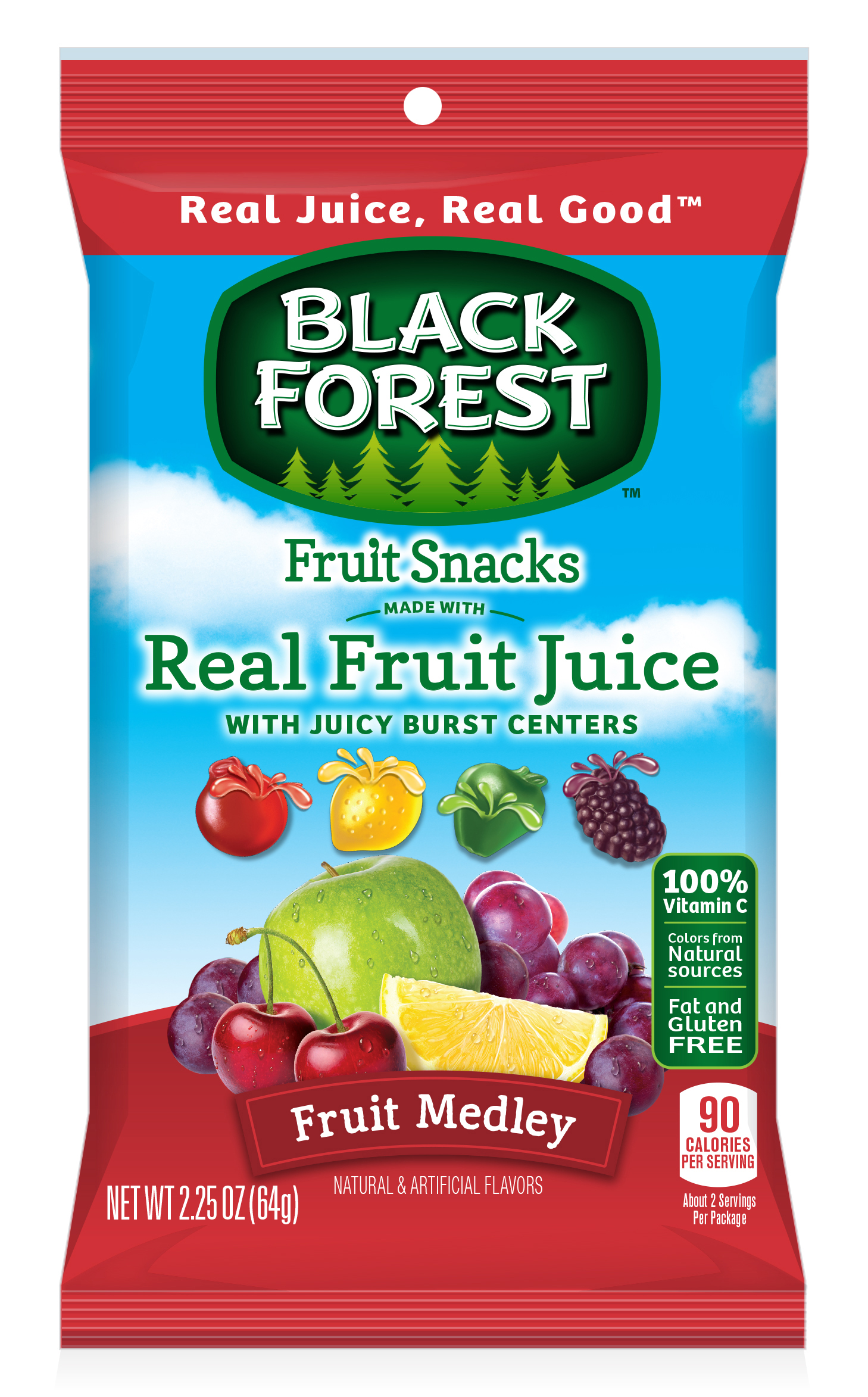 Black Forest Fruit Snacks Medley 2 25 Oz Pack Of 48 Walmart