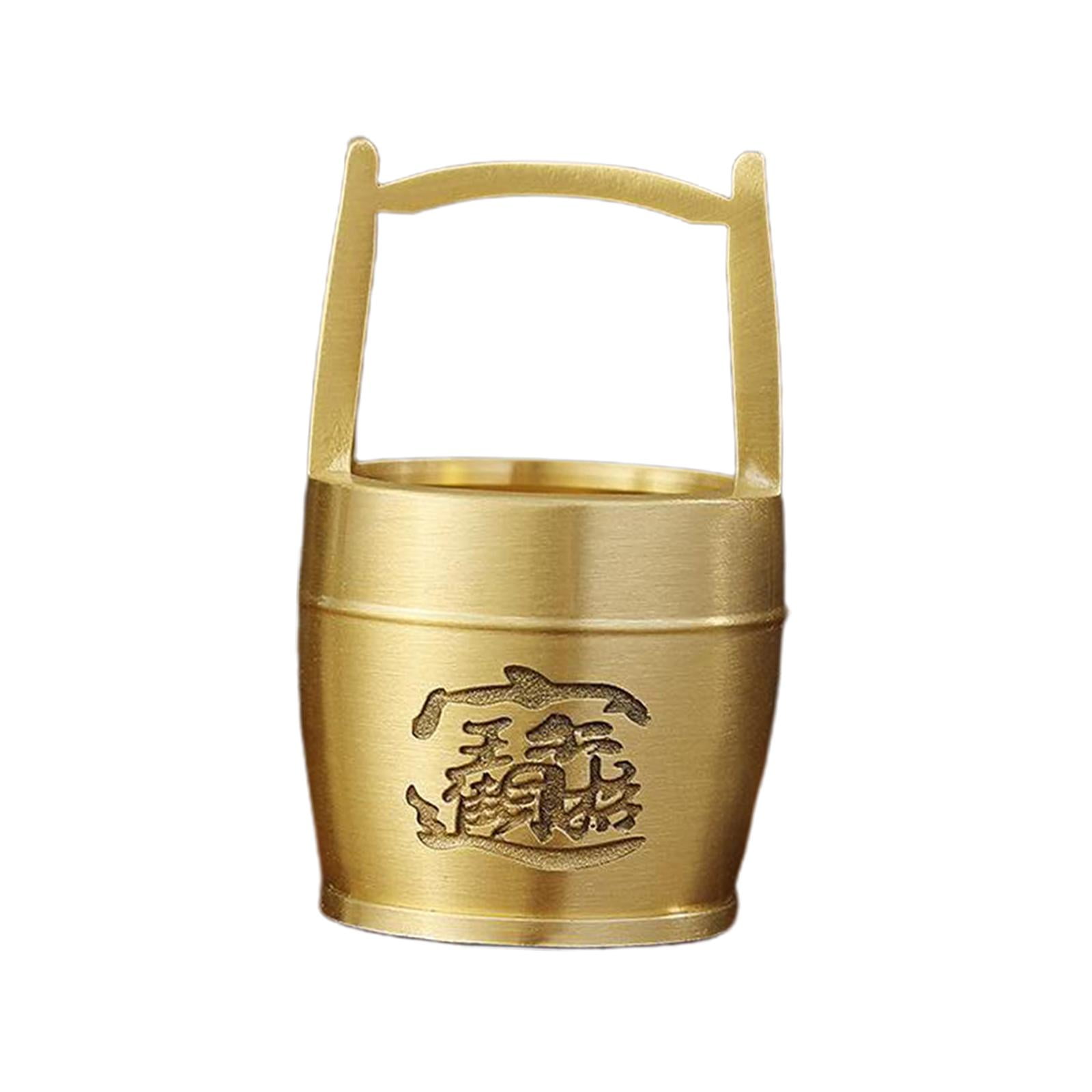 Traditional Treasure Bucket Decorative Sculpture Flowerpot Rice Vat ...