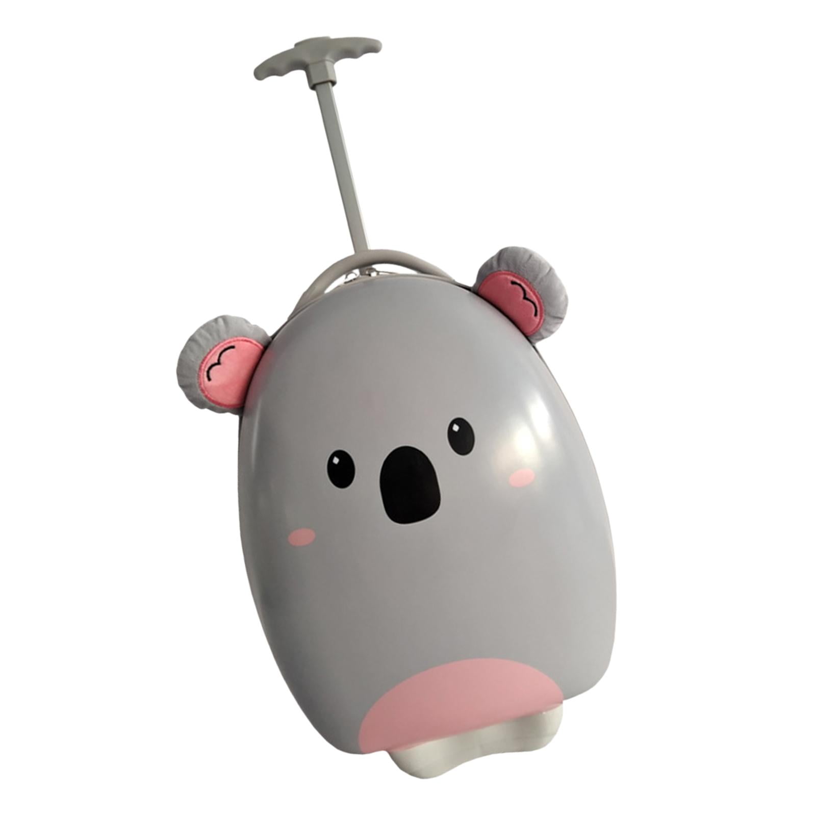 Los niños llevan en la maleta del equipaje maleta dura portátil del ...