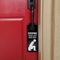 Graphics and More Pooping Please Come Back Later Plastic Door Knob ...