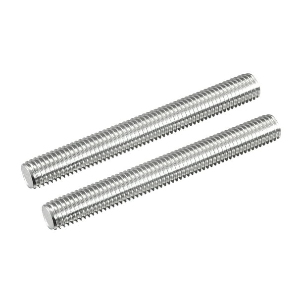Uxcell Fully Threaded Rod M12 x 100mm 1.75mm Thread Pitch 304 Stainless ...